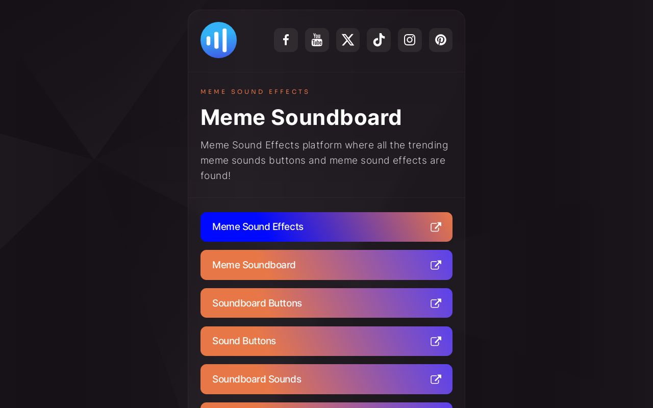 Meme Soundboard